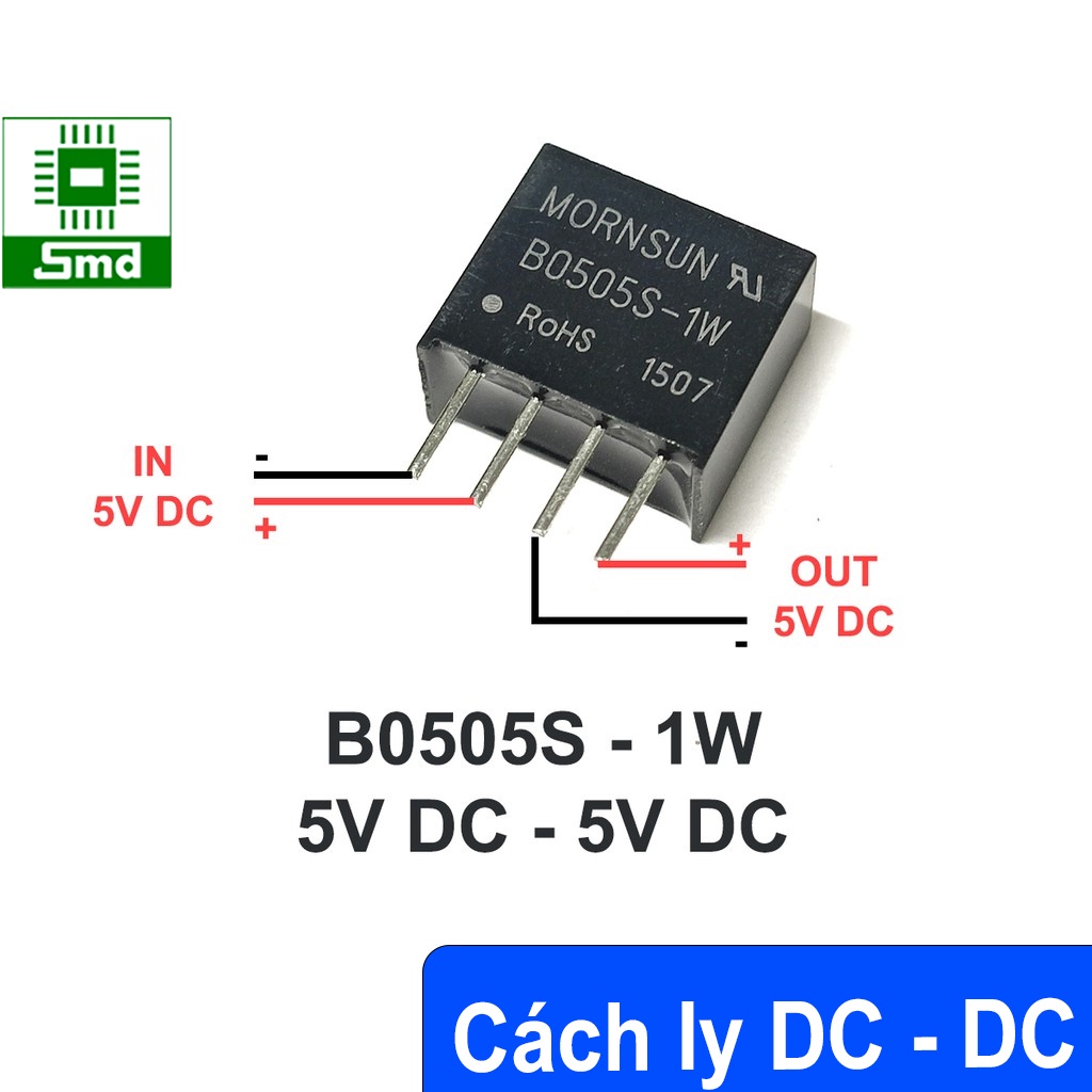 Power Isolator IC สําหรับวงจรบลูทูธ B0505S B1212S B1205 B2405 B0512 1W ...