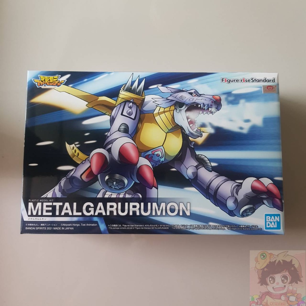 BANDAI DIGIMON Figure-Rise Standard - MetalGarurumon Anime DIGIMON ...