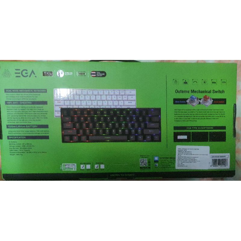 คีย์บอร์ดEGA Type k4 แท้100% | Shopee Thailand