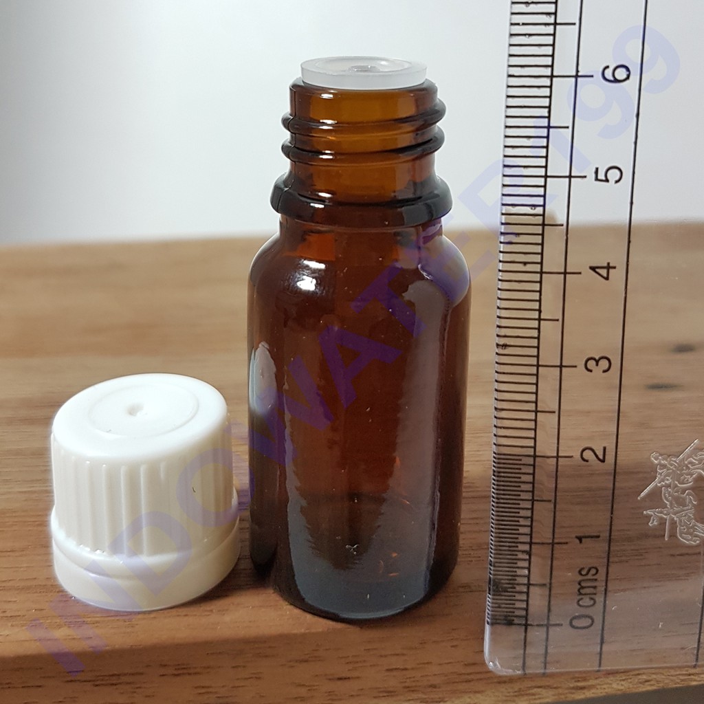 Putih Amber Glass Bottle 10ml FILLER White Drip PLUG | Shopee Thailand