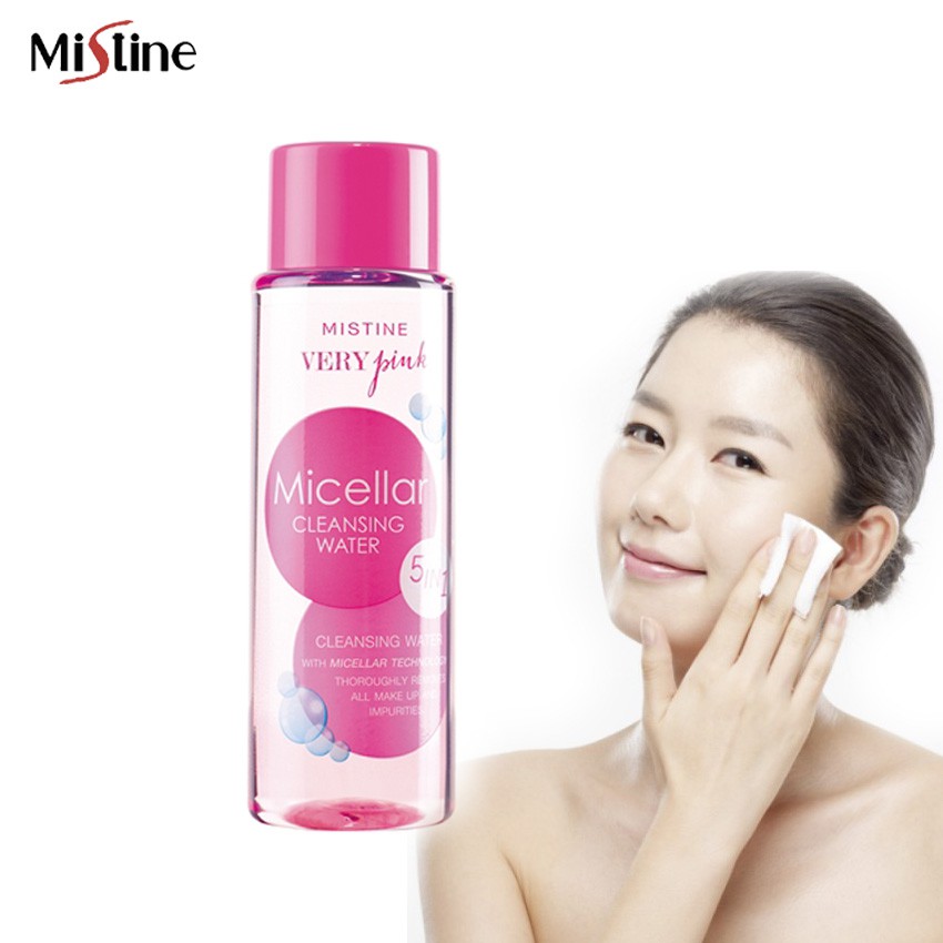 Mistine Very pink micellar cleansing water 150 ml. มิสทิน เวรี่ พิ้งค์ ...
