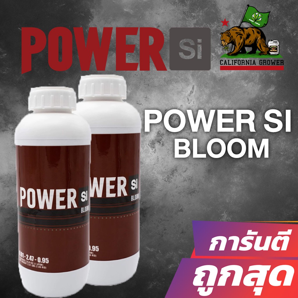 Power Si Bloom V2 ปุ๋ยเสริมดอกระดับพรีเมี่ยม ครบเครื่องเรื่องบำรุงดอก ...