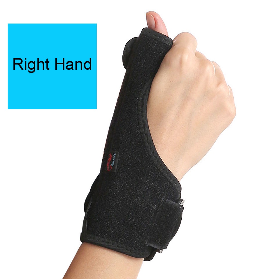AOLIKES 1 Single Wrist Support Thumb Hand Brace Splint Sprains ...
