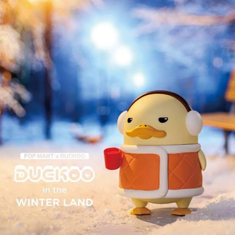 Duckoo in the winter land Pop Mart กล่องแกะแล้ว Duckoo Duck figure ฟิก ...
