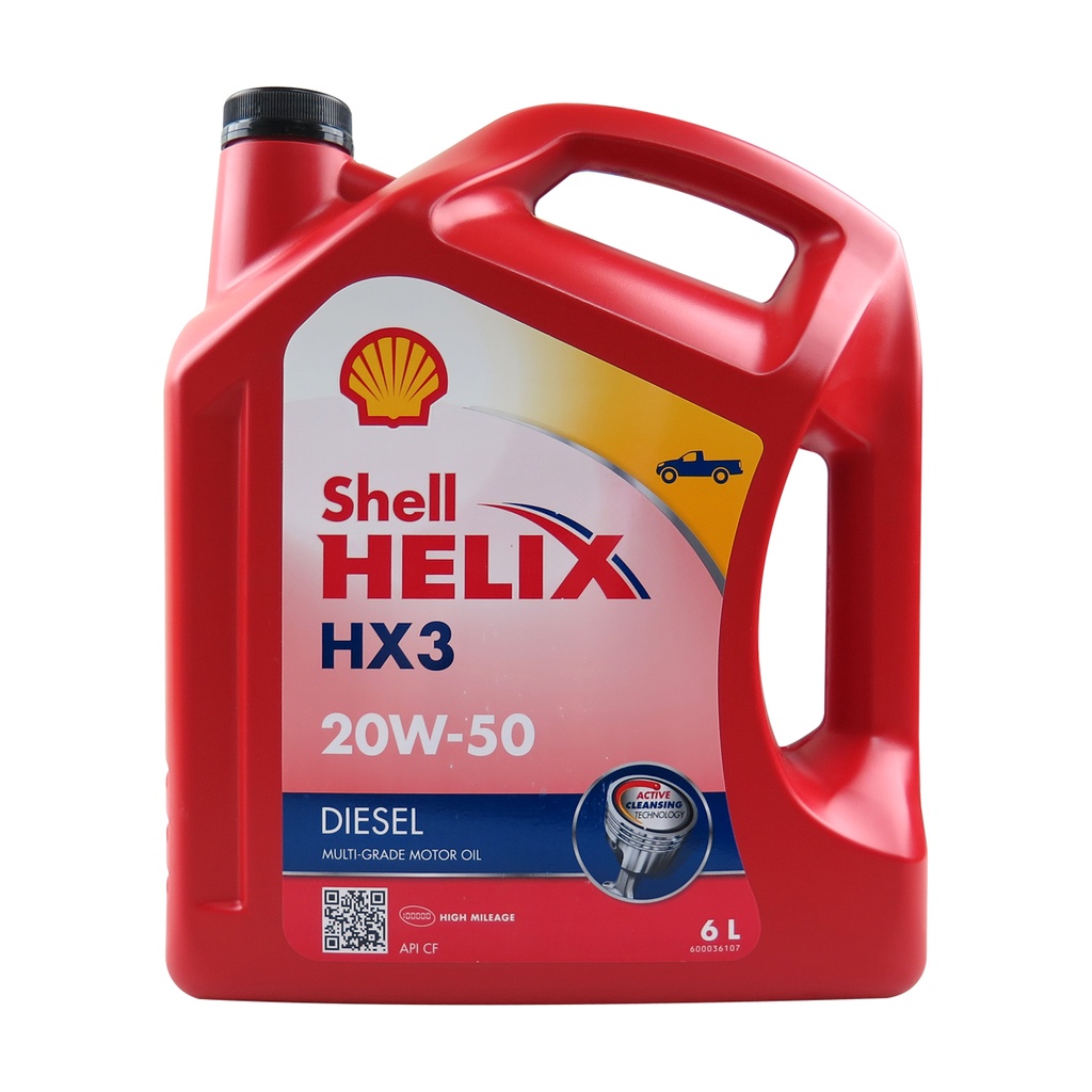 น้ำมันเครื่อง DIESEL HELIX HX3 20W50 SHELL 6L [55431620] ( 1 แกลลอน ...