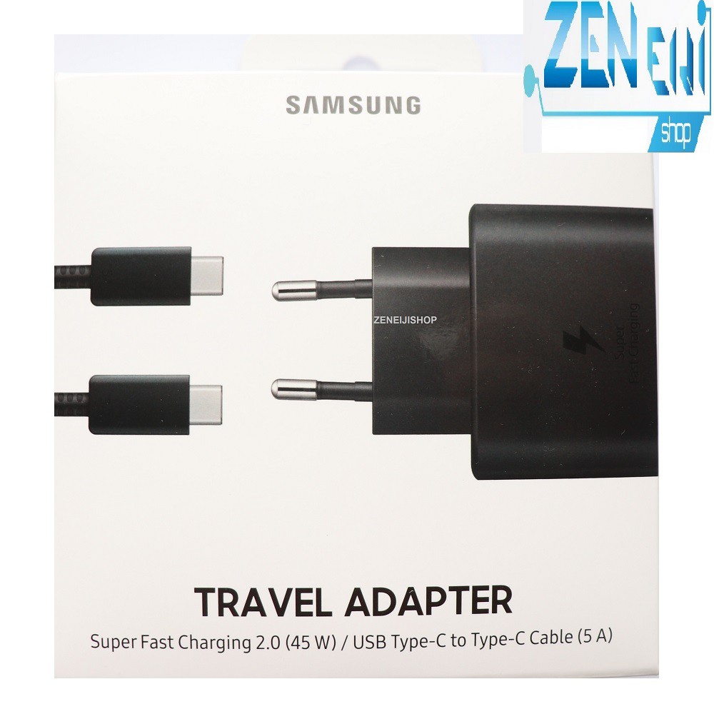 Samsung Travel Adapter 45W (EP-TA845XBEGWW) - สีดำ | Shopee Thailand