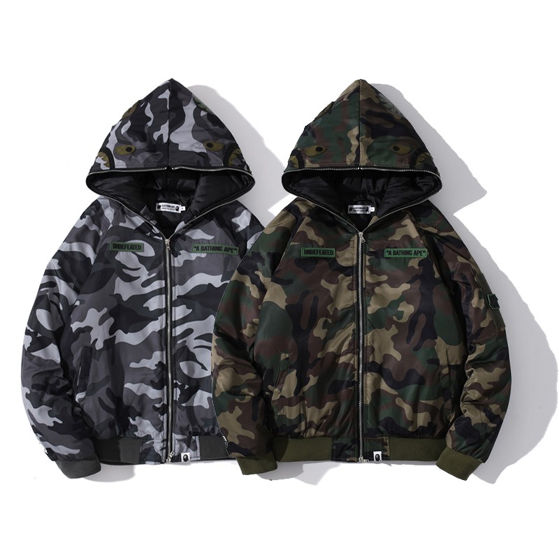 UNDEFEATED x BAPE Coat Army Green Limited Edition | Shopee Thailand