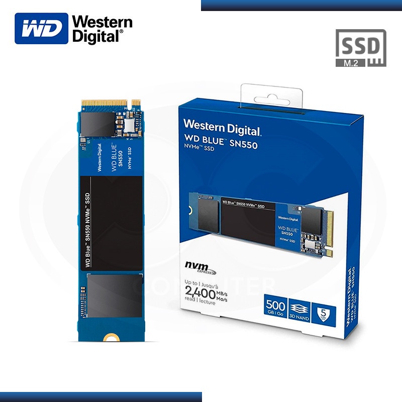WD BLUE NVMe SN550 250-500GB ประกันศูนย์ 5 ปี | Shopee Thailand