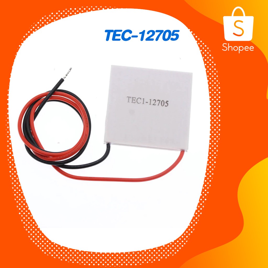 เทอร์โมอิเล็กทริค คูลเลอร์ TEC1-12705 TEC Thermoelectric Cooler Peltier ...