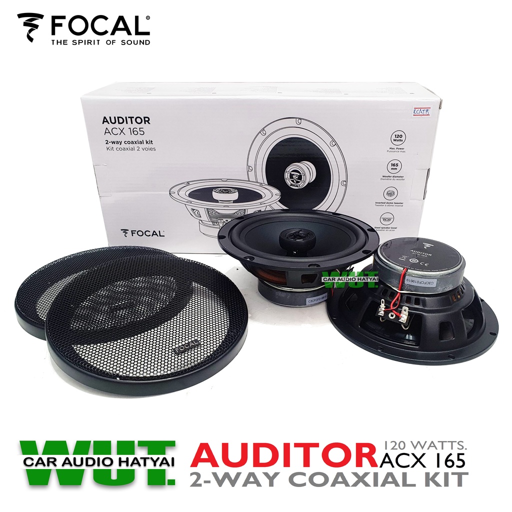 FOCAL AUDITOR ลำโพงรถยนต์ ลำโพงเสียงกลาง แหลม ลำโพง6.5นิ้ว (แกนร่วม ...