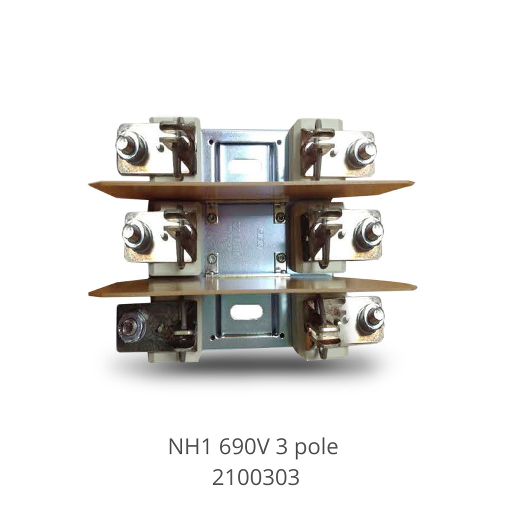 NH1 690V 3 pole Fuse Base SIBA ฐานฟิวส์ 2100303 Made in Germany ...