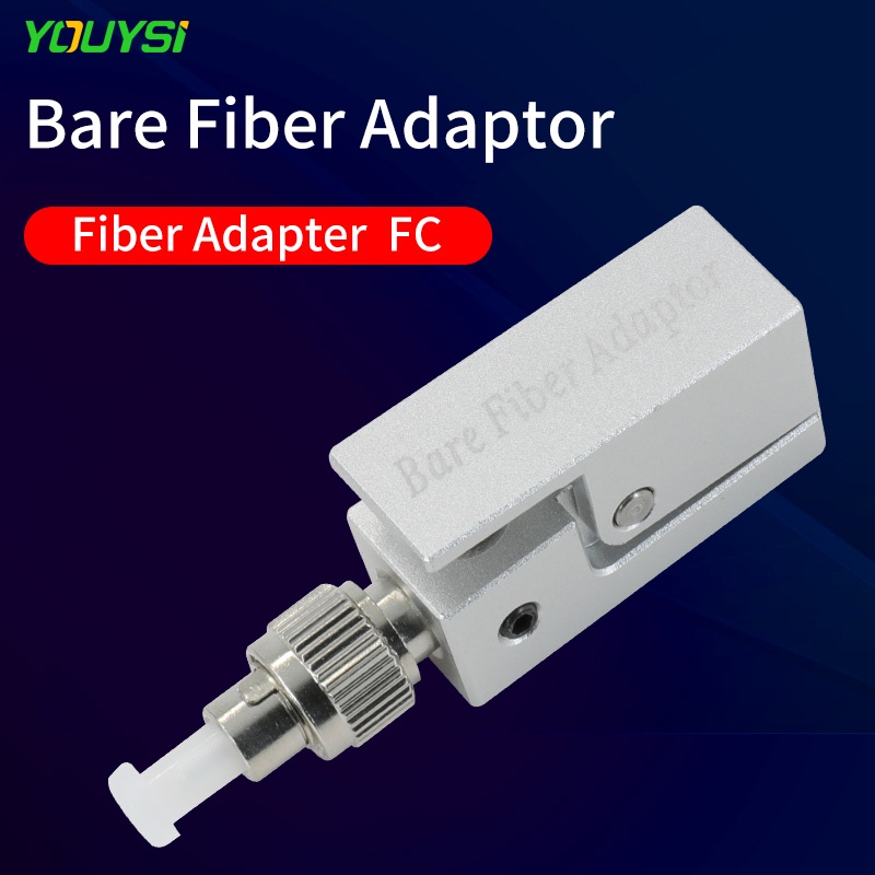 New Optic Fiber Connector FC square bare fiber adapter flange Bare ...