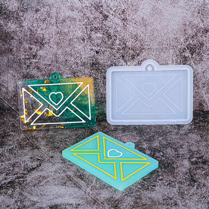 SIY Love Envelope Keychain Silicone Mold for Handmade Crafts Cooking ...