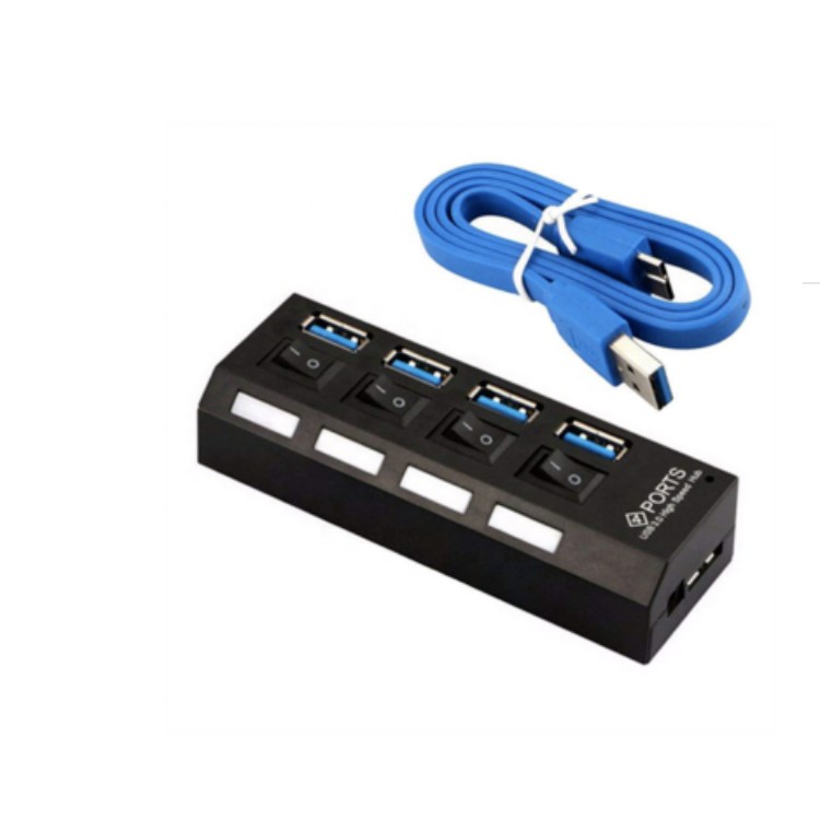 USB Hub 3.0 USB Splitter Multi USB 2.0 Hub Multiple 4 Port Hab ...