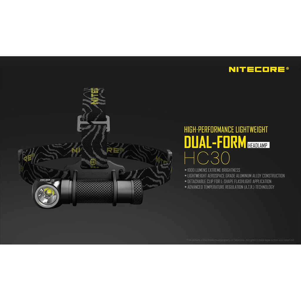 ไฟฉายคาดหัว Nitecore HC30 สินค้าตัวแทนในไทยมีประกัน 3 ปี | Shopee Thailand