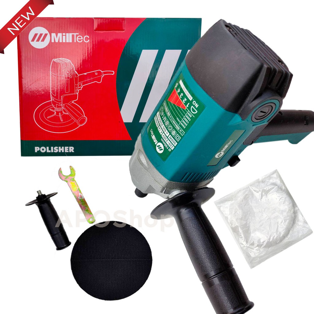 เครื่องขัดสีรถ 7 นิ้ว MILLTEC SH-16 สำหรับงานหนัก | Shopee Thailand