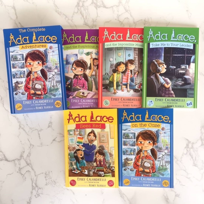 Ada Lace Adventures หนังสือปริศนาวิทยาศาตร์ ภาษาอังกฤษ สำหรับเด็ก เซต 5 ...