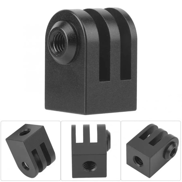Metal Adapter 1/4" Aluminium Tripod Screw cnc Alloy Mount For Gopro 11 ...