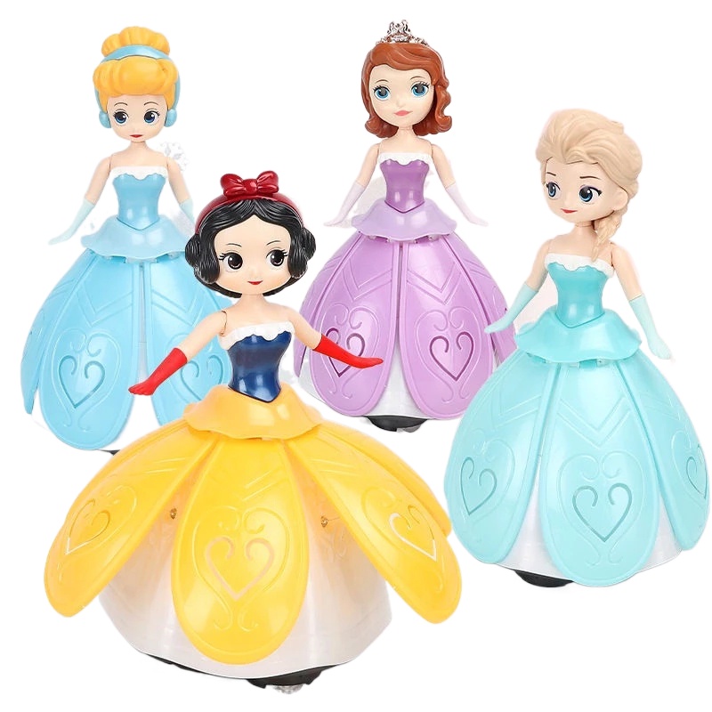 genuine Dancing Princess Disney Frozen Princess Elsa Anna Electric ...