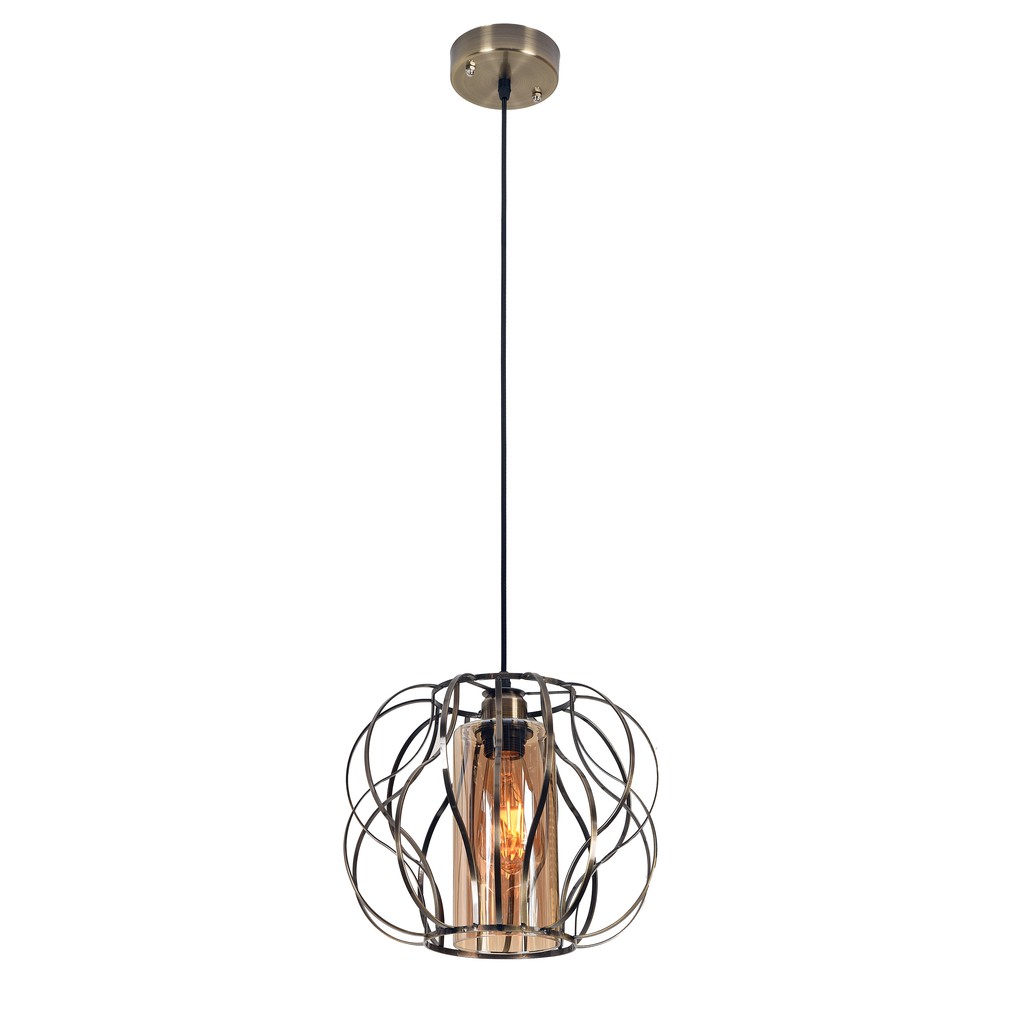 neolight- โคมไฟห้อยเพดาน 6001-1AB-แถมหลอดไฟ LED VINTAGE แสงเหลืองให้ครบ ...
