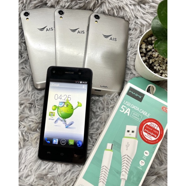 AIS Lava Iris 510 มือสอง สภาพดีพร้อมใช้งาน แถมฟรีสายชาร์จ | Shopee Thailand