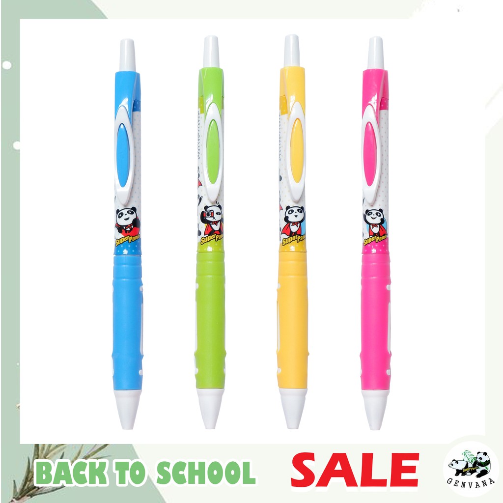 ปากกาหมึกผสม Super panda (GENVANA) ลายหมีแพนด้า🐼 เขียนลื่นมาก (G-3096 A ...