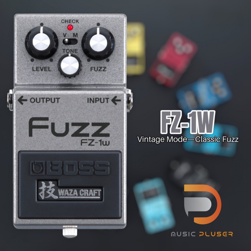 BOSS FZ-1W Fuzz Waza Craft Guitar Effects Pedal Silver เอฟเฟคกีต้าร์แนว ...