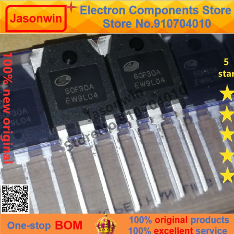 100% nuevo 50 unids/lote original fast recovery diode SFR60F30APN ...