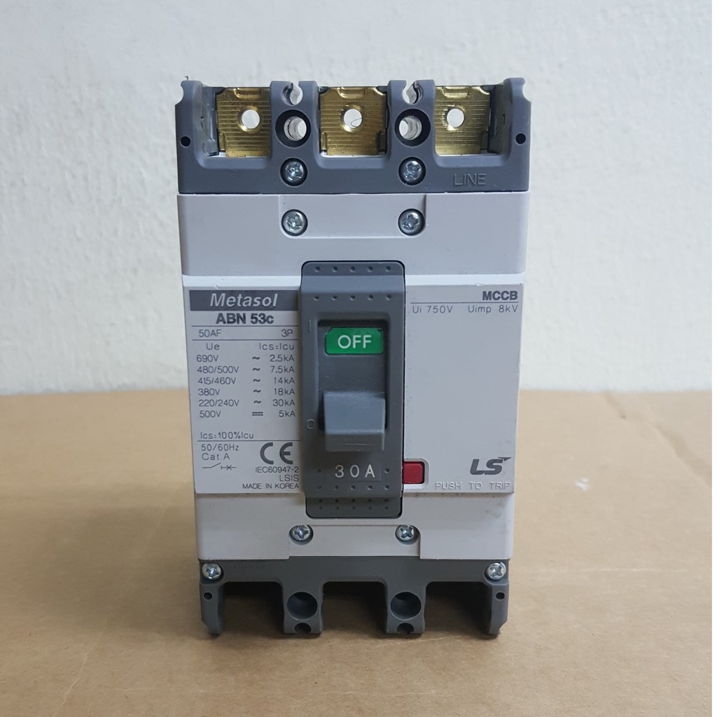 ล้างสต๊อก LS MCCB ABN 53c 30A (3P 14-18kA) | Shopee Thailand