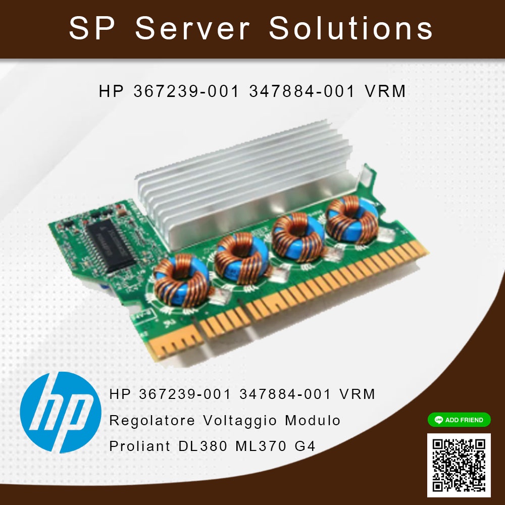 HP 367239-001 347884-001 VRM Regolatore Voltaggio Modulo Proliant DL380 ...