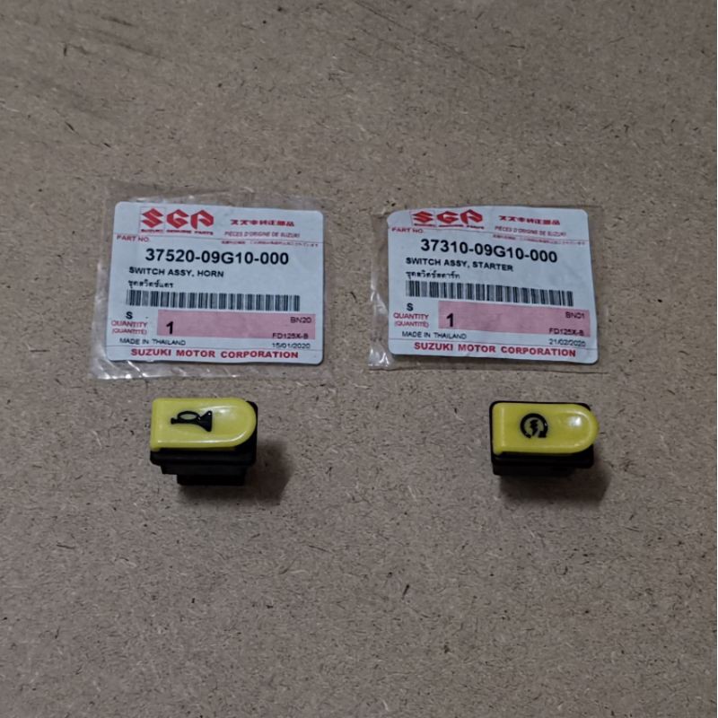 ปุ่มเเตร ปุ่มสตาท สีเหลือง เเท้ซูซูกิ ใส่ รุ่น HONDA Wave125 ทุ กรุ่น ...