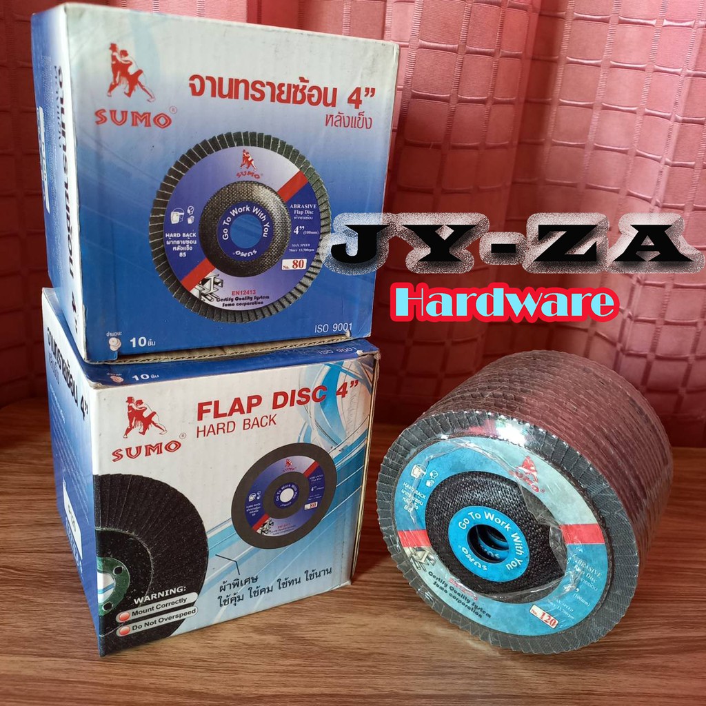 จานทรายซ้อน หลังแข็ง SUMO 4 นิ้ว P120 (1กล่อง/10pcs) | Shopee Thailand