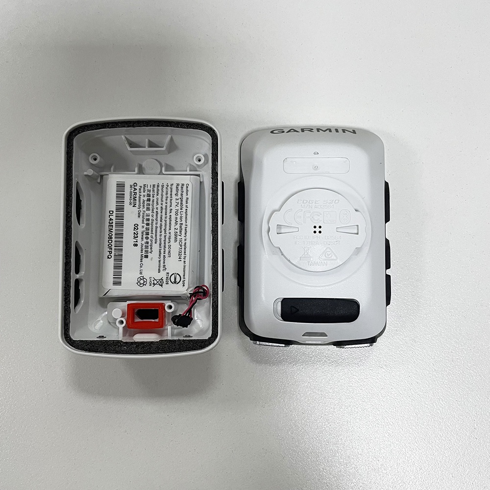 Garmin Edge 520 Back Cover Case with Li-ion Battery White Colour Rear ...