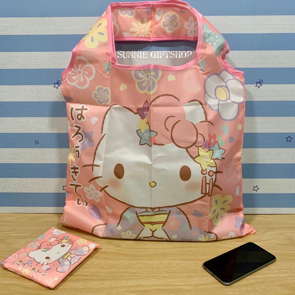 พร้อมส่ง กระเป๋าผ้าพับได้ งานญี่ปุ่น พร้อมกระเป๋าใบเล็ก ลายการ์ตูน ...