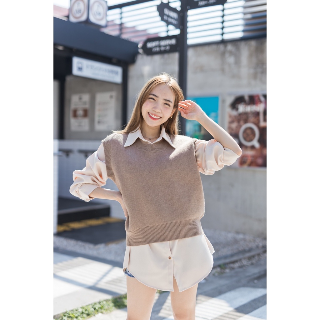 Numsha Brand เสื้อไหมพรมบิ๊กไซส์ / NB21082 | Shopee Thailand