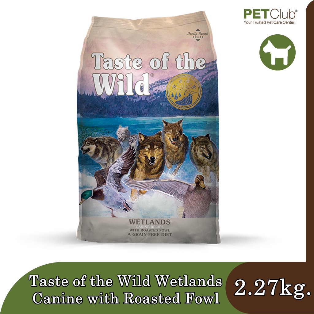 Taste of the Wild Wetlands Canine with Roasted Fowl (2.27kg.) | Shopee ...