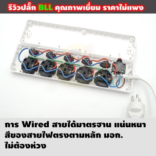 🔌 ปลั๊กไฟ BLL By มหาชะนี 🔥 รุ่น Q77:Q99:Q55:B11:B12:B15:B20:B22:B17 มอก. 2432-2555 ของแท้ราคา ...