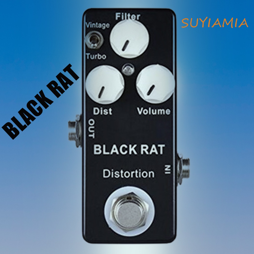 Black RAT Distortion Effect Pedal Classical Guitar Pedal Based on Pro ...