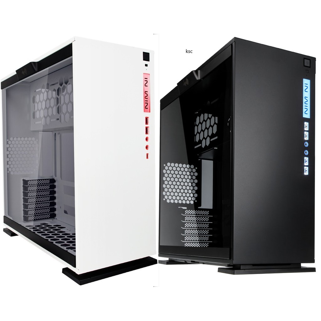 Case InWin 303C RGB ATX Tempered Glass Black | White Gaming PC #เคสเกม ...