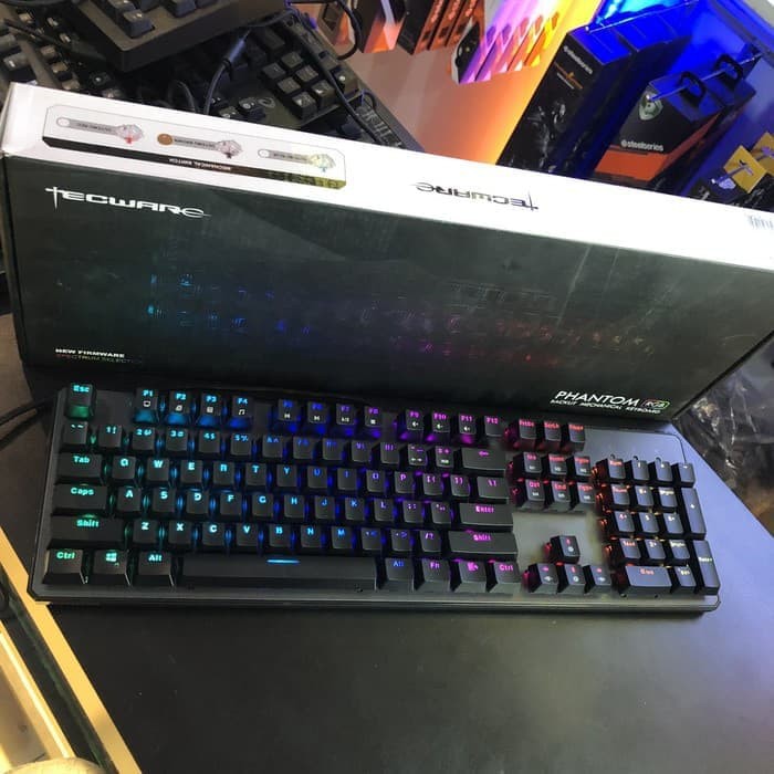 Tecware Phantom 104 RGB สวิตช์สีน้ําตาล | Shopee Thailand