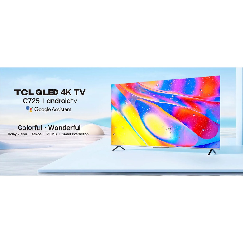 TCL 65C725 ขนาด 65 นิ้ว QLED TV 4K HDR DOLBY VISION พร้อมลำโพง ONKYO ...
