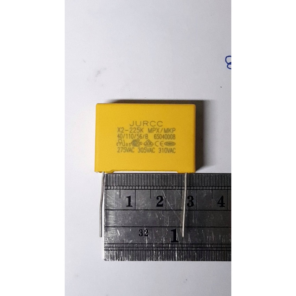 capacitor 1.0UF 2.2UF Polypropylene film capacitor New Pit 27.5 mm ...