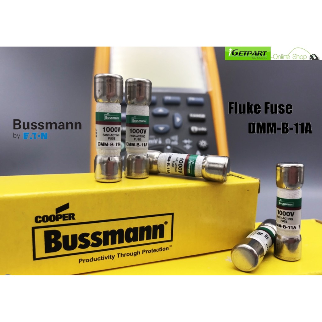 Fluke Fuse Bussmann DMM-B-11 11A 1000V มัลติมิเตอร์ฟิวส์ (ฟิวส์ฟลุ๊ค ...