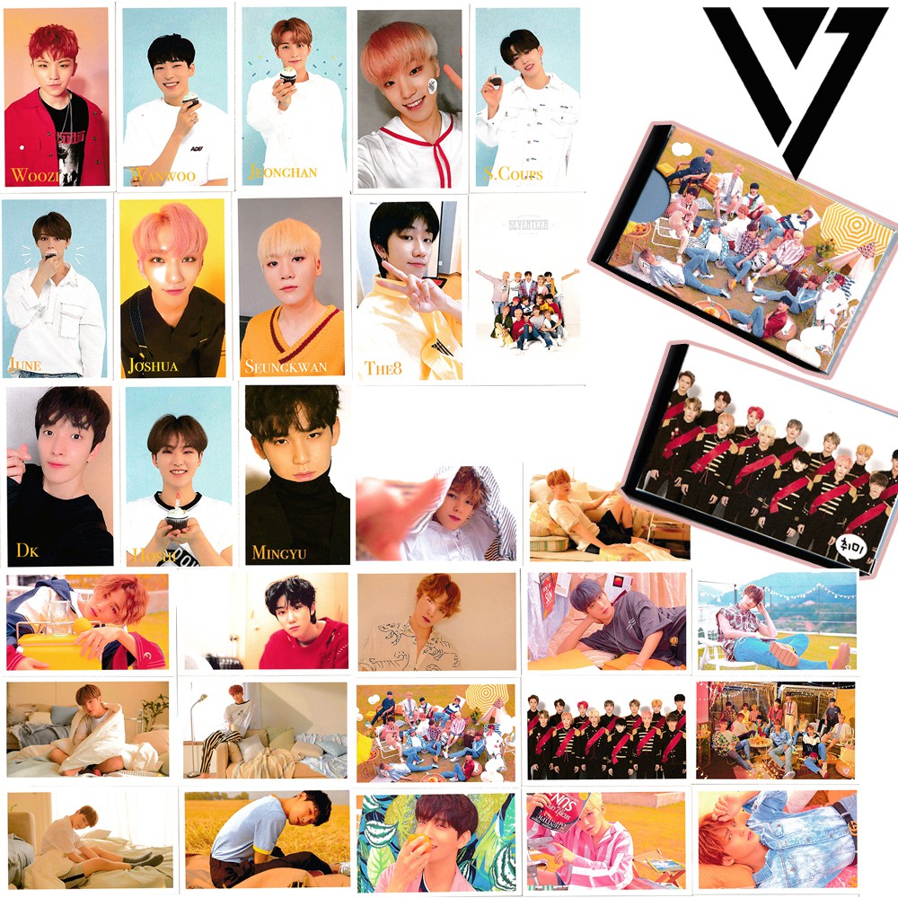 Lomo Card Set Seventeen Set 30 PCS โลโม่ การ์ด Box Set | Shopee Thailand