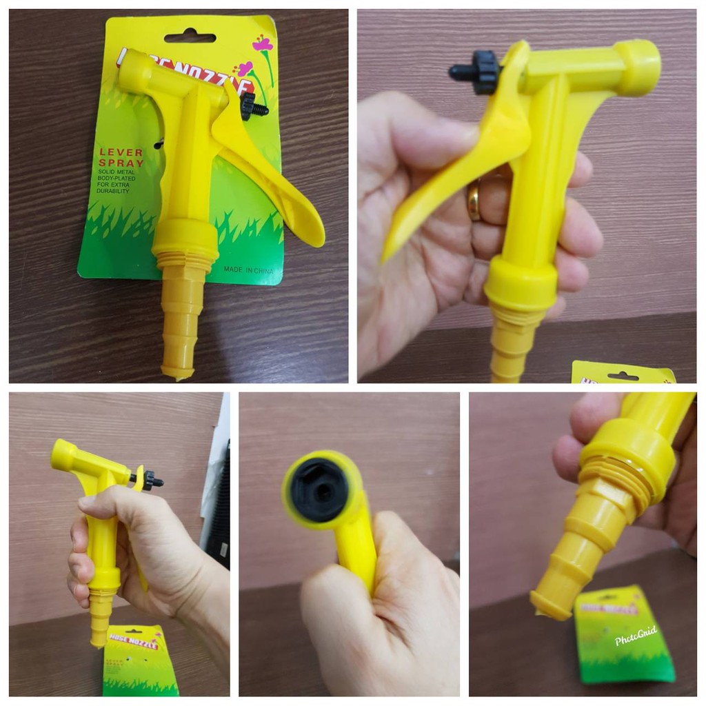 หัวฉีดน้ำ/หัวฝักบัว ขนาด6นิ้ว Water Lever Spray แบบมีก้านฉีด ไม่จำเป็น ...