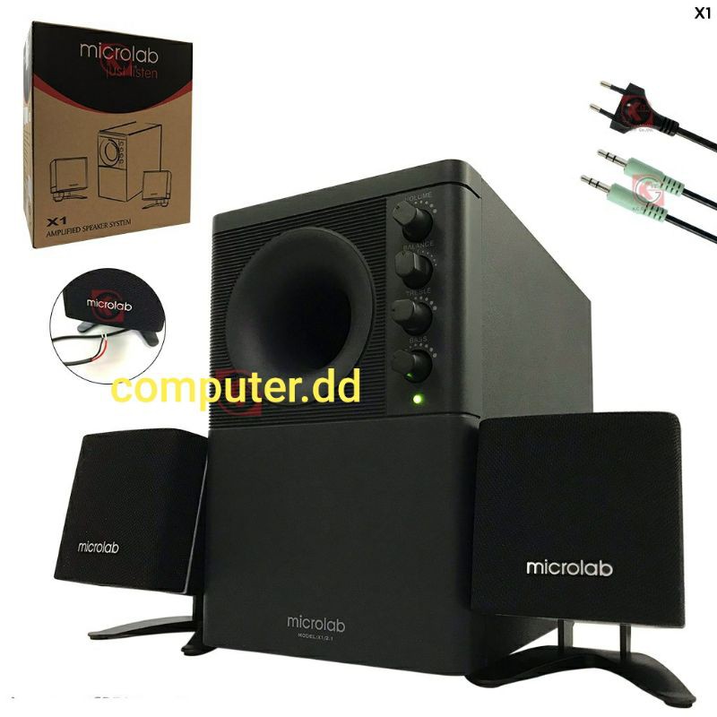 MICROLAB X1 (2.1) Speaker | Shopee Thailand