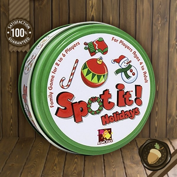 Spot It: Holidays [บอร์ดเกม คู่มือภาษาอังกฤษ (Boardgame บอร์ดเกม การ์ด ...