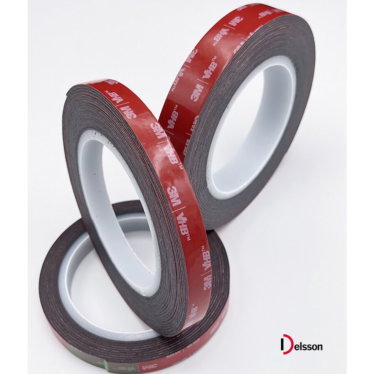 Delsson 3M 5952 เทปโฟมสีดำสองหน้า เหนียวแน่น เหมาะกับทุกสภาพพื้นผิว หนา ...