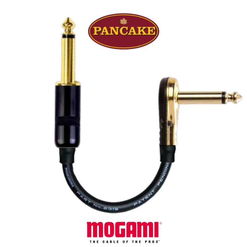 สายพ่วงเอฟเฟค PANCAKE PATCH CABLE ใช้สาย MOGAMI 2524 เลือกสายและความยาว ...