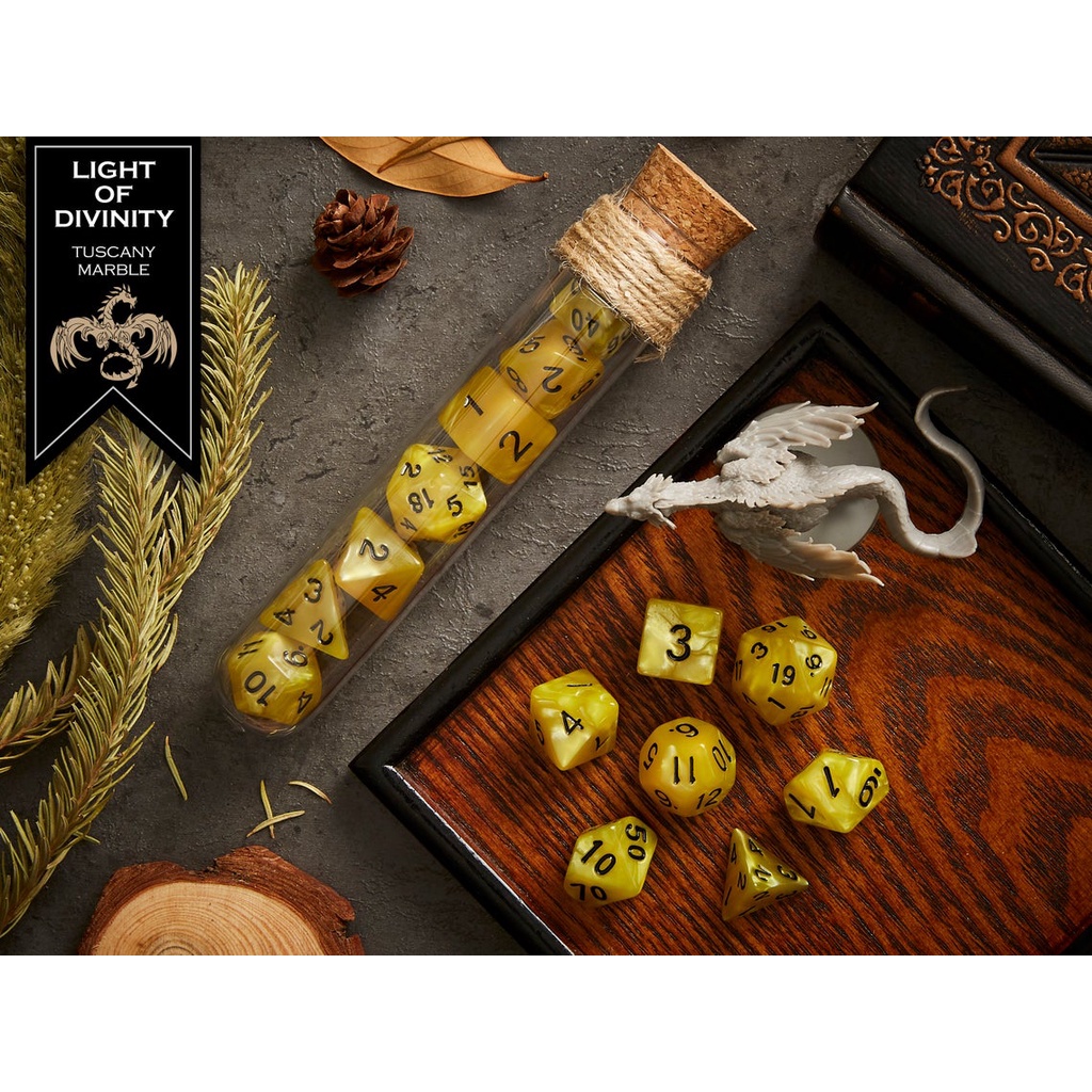 Potion Flask with Dice Set of 7 | ลูกเต๋า Dice For DnD D&D MTG RPG TRPG ...